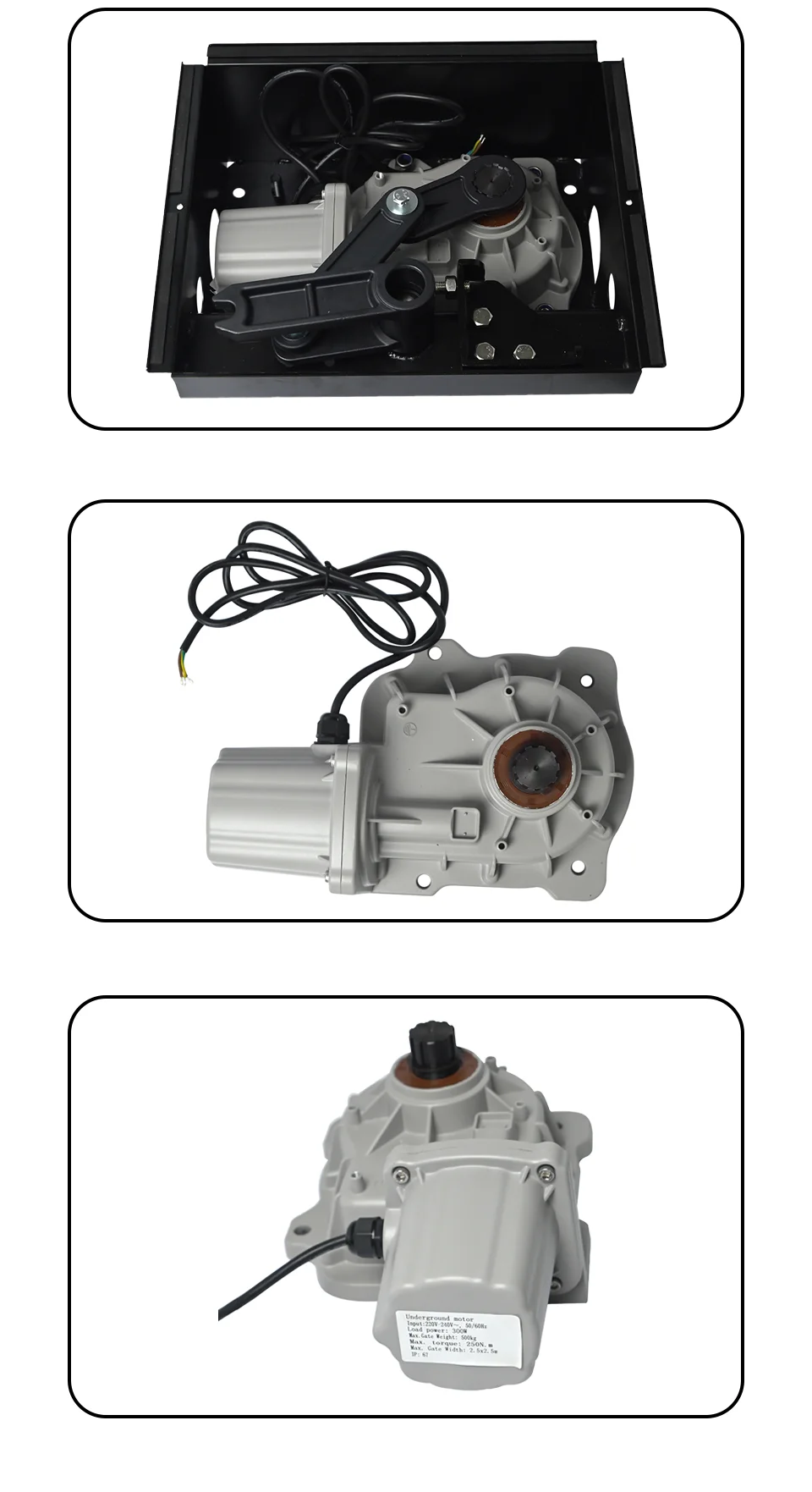 Foresee Underground Gate Motor Articulated Single Arm Swing Door Opener ...