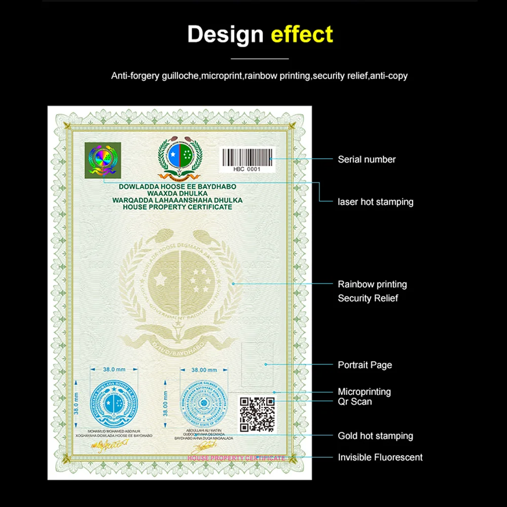 Alibaba.com: Custom Security Paper, A4 Hologram Hot Stamping, Anti