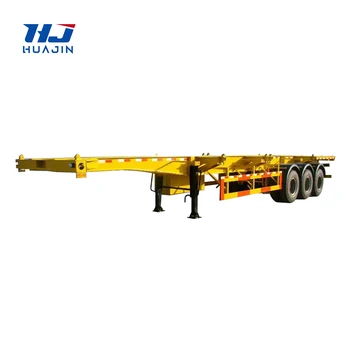 3 Axles 20ft 40ft Skeleton Chassis Semi Trailer Container Skeletal Skeleton Semi Trailer - Buy ...