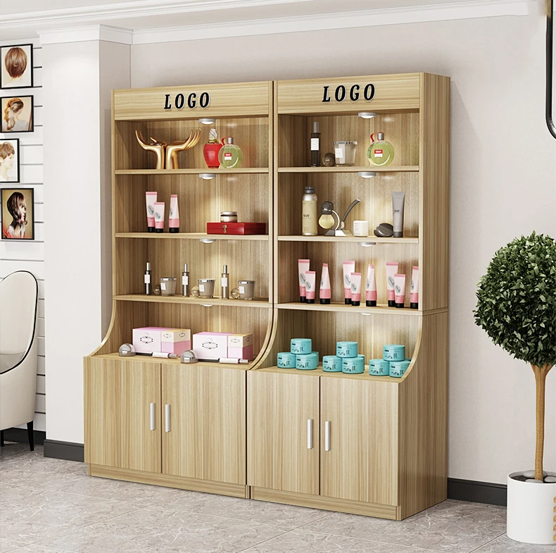 HIKUYA Supermarket Retail Melamine Surface Panels Showcase Cabinet Side ...
