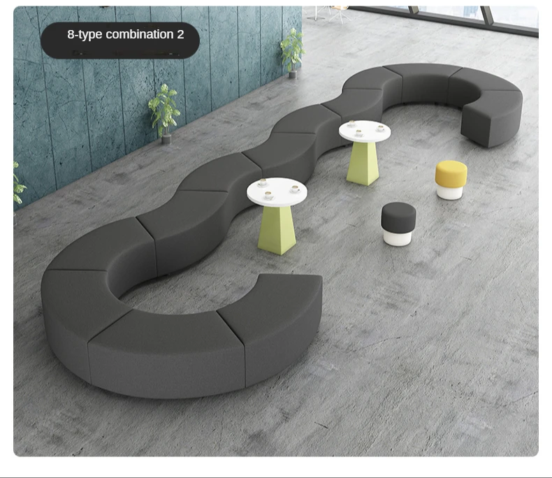 Modern Modular Office Sofa Set for Lounge & Reception