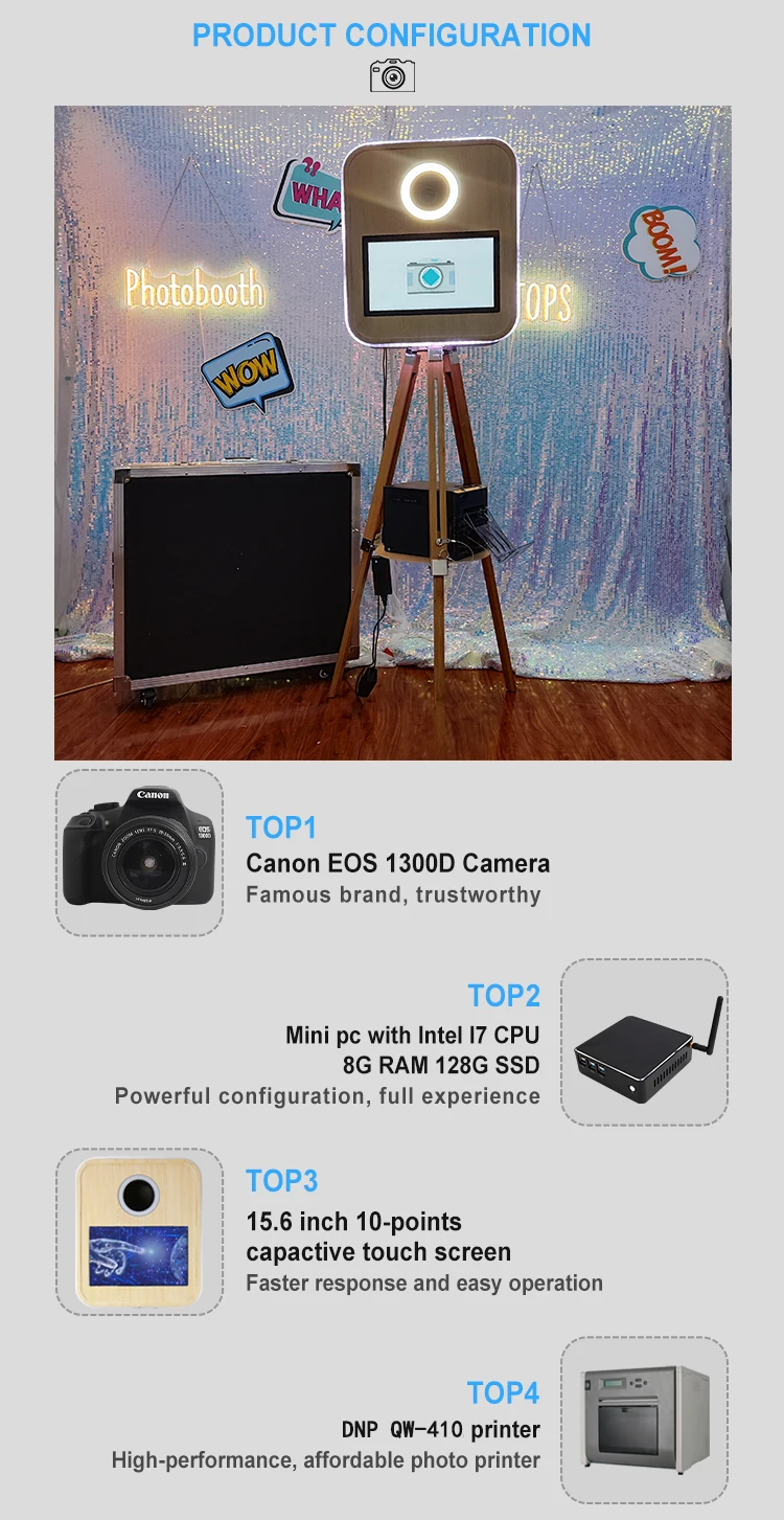 New Design Photobooth Wedding Wood Vintage Photo Booth Price Wholesale ...