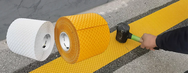 Reflective Pavement Marking Tape Super Viscosity Professional Producer ...