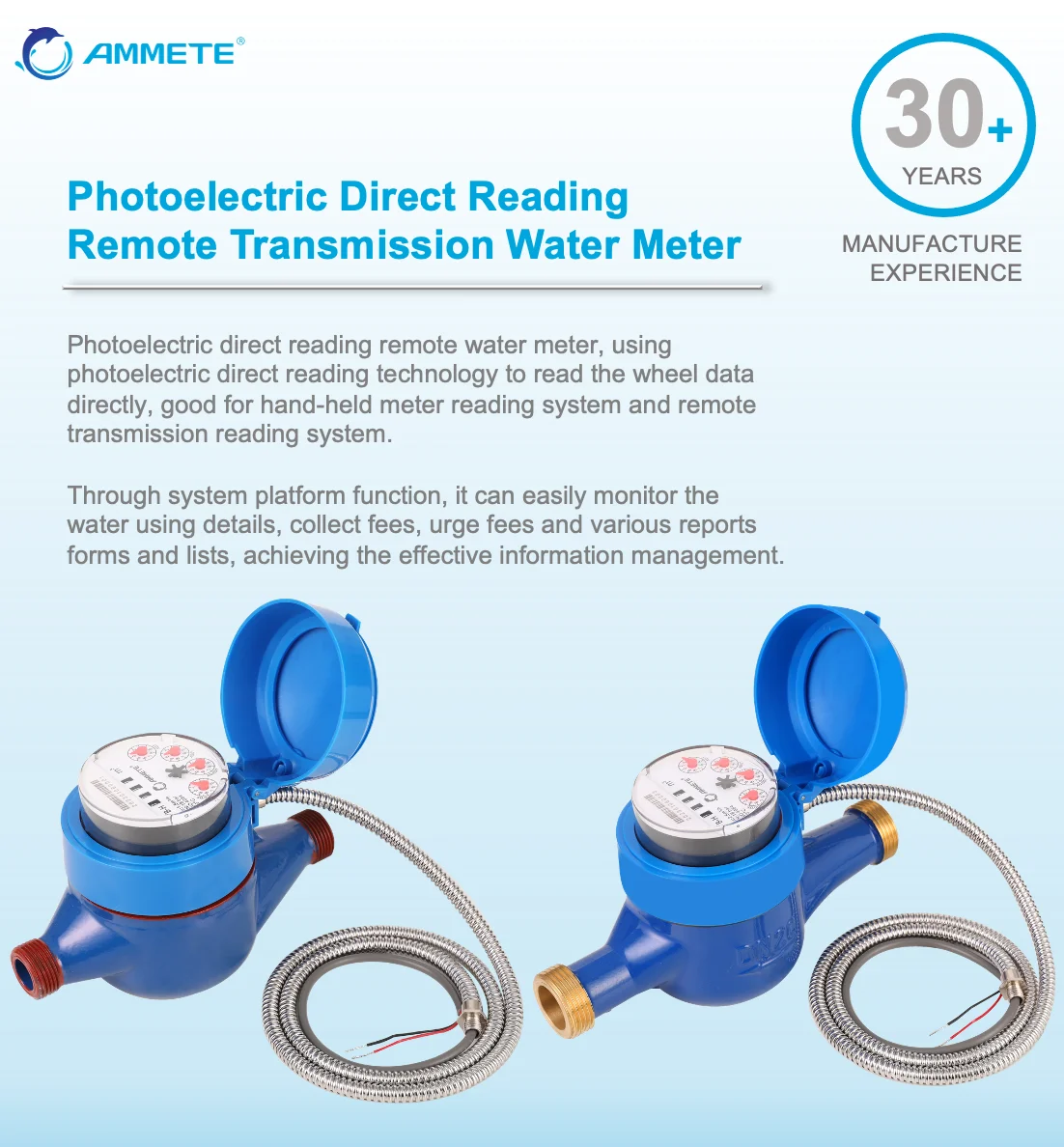 Photoelectric Direct-reading Remote-transmitting Mbus / Rs485 Smart ...