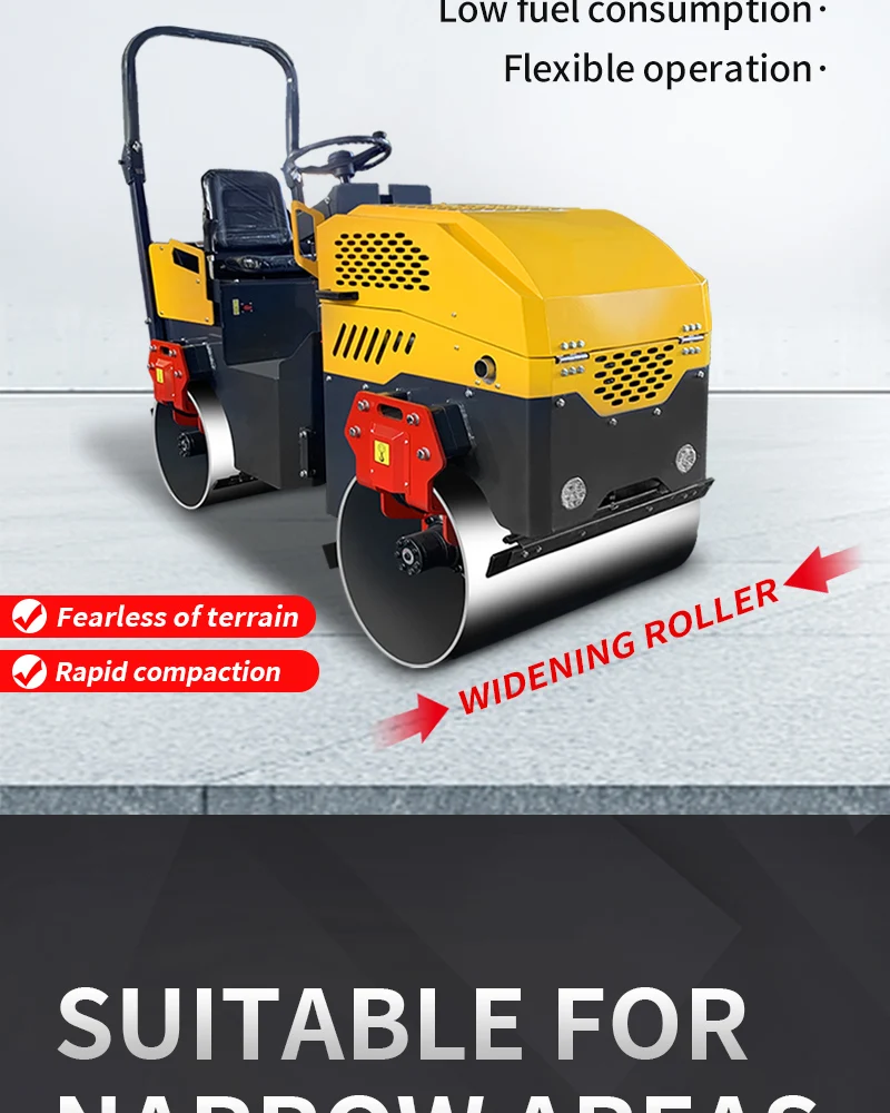 Small Planting Turf Compactor Ditch Backfill Compactor Single Steel ...