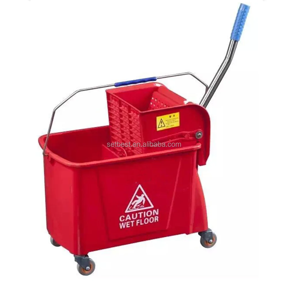 Four Colours Single Mop Wringer Bucket 20l 24l - Buy 20l Wringer Bucket ...