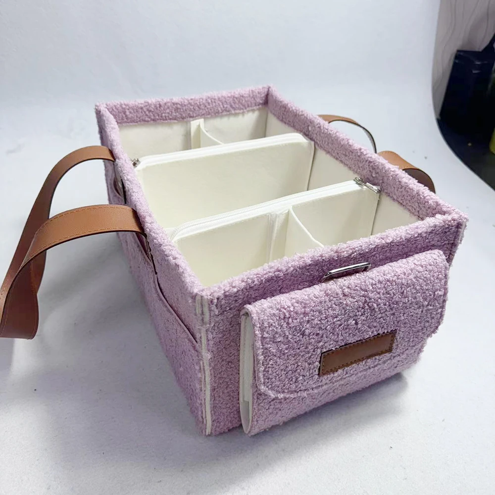 Custom Baby Shower Basket Baby Mummy Bag Organizer Teddy Caddie Baby ...