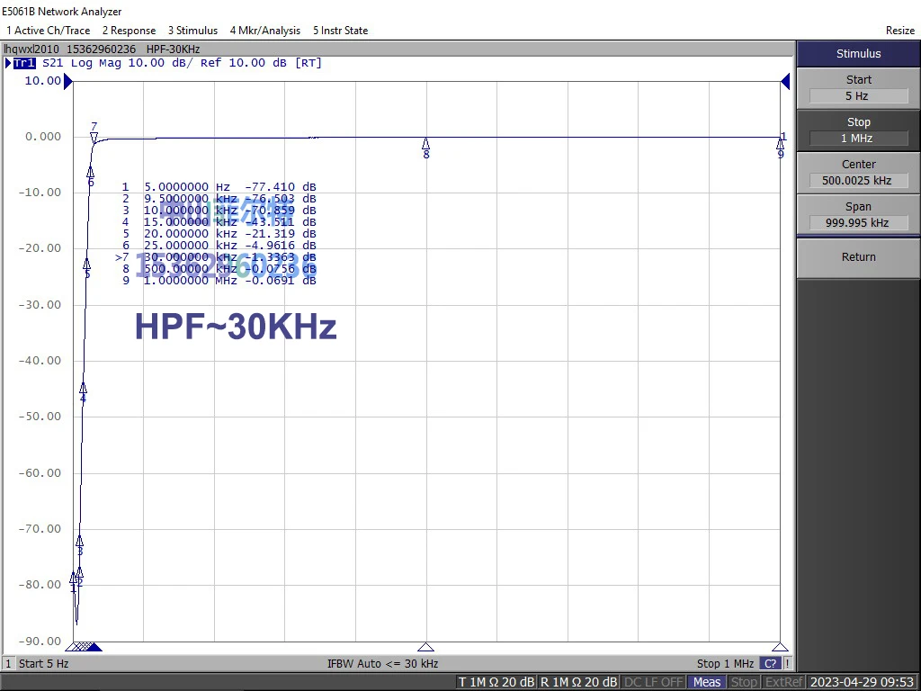 Lc Passive High Pass Filter Hpf100hz,200hz,500hz,1khz,2khz,5khz,9khz ...