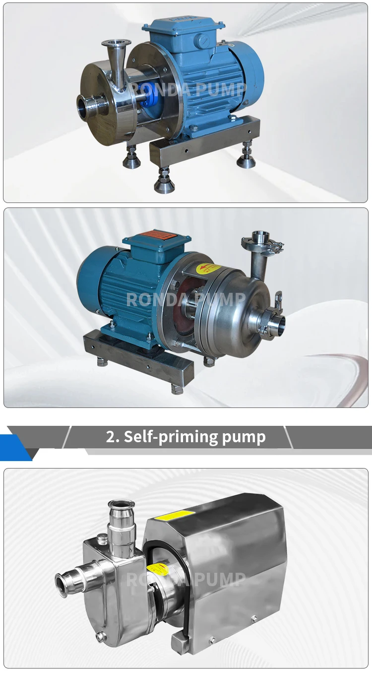 RDRM Stainless Steel Sanitary Centrifugal CIP Pump