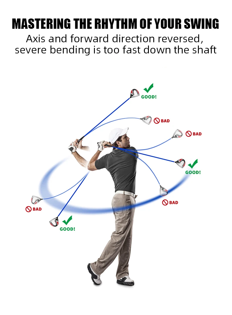 PGM HGB018 HGB019 golf club super soft shaft practice aid golf swing ...