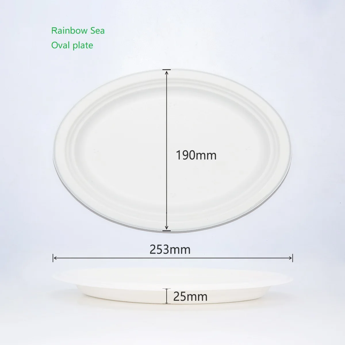 Disposable Sugar Cane Paper Plate Bagasse Fiber Dry Fruit Dinner Party ...