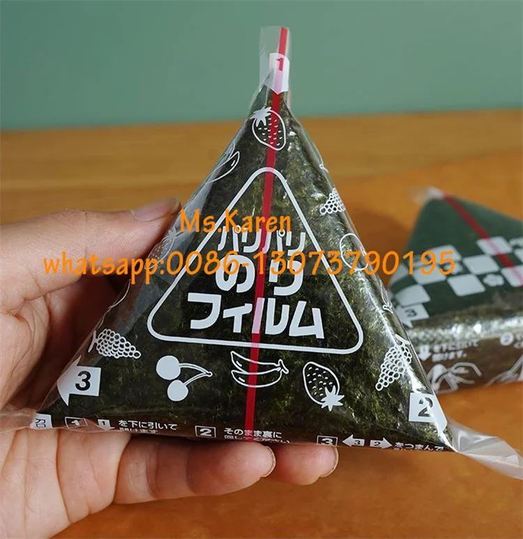 Triangle Onigiri Wrapping Machine - High Performance & Easy Operation