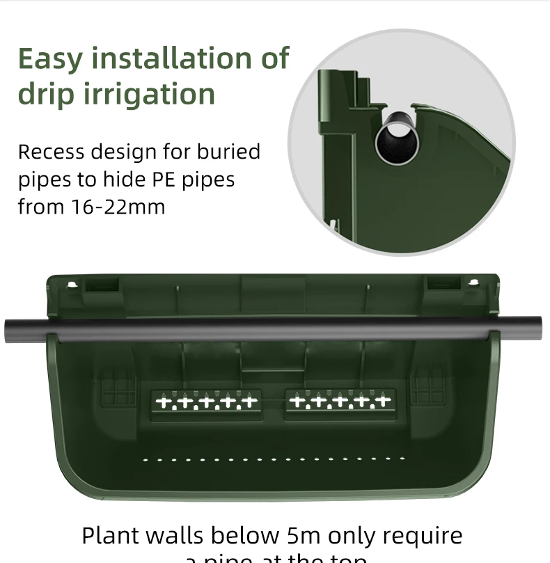 Vertical Garden System Green Wall Module Standing Garden Pots And Pots ...