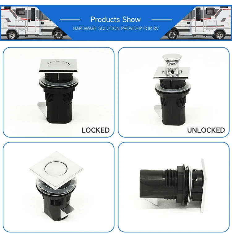 Secure Your RV with Thcoo Caravan Door Lock & Push Latch