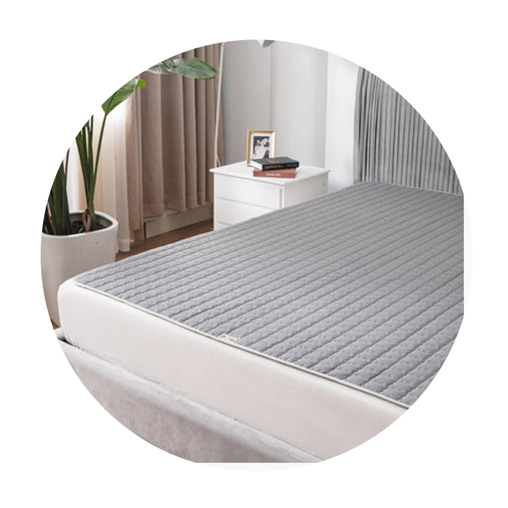 Earthing Grounded Plush Silver Fiber Fabric Sleep Mats Half Bed Sheet ...