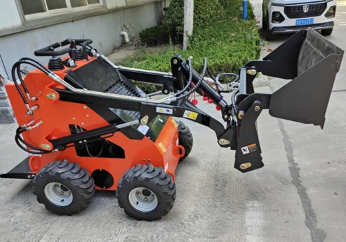 Full Attachments Micro Skid Steer Loader CE EPA Skid Steer Loader ...