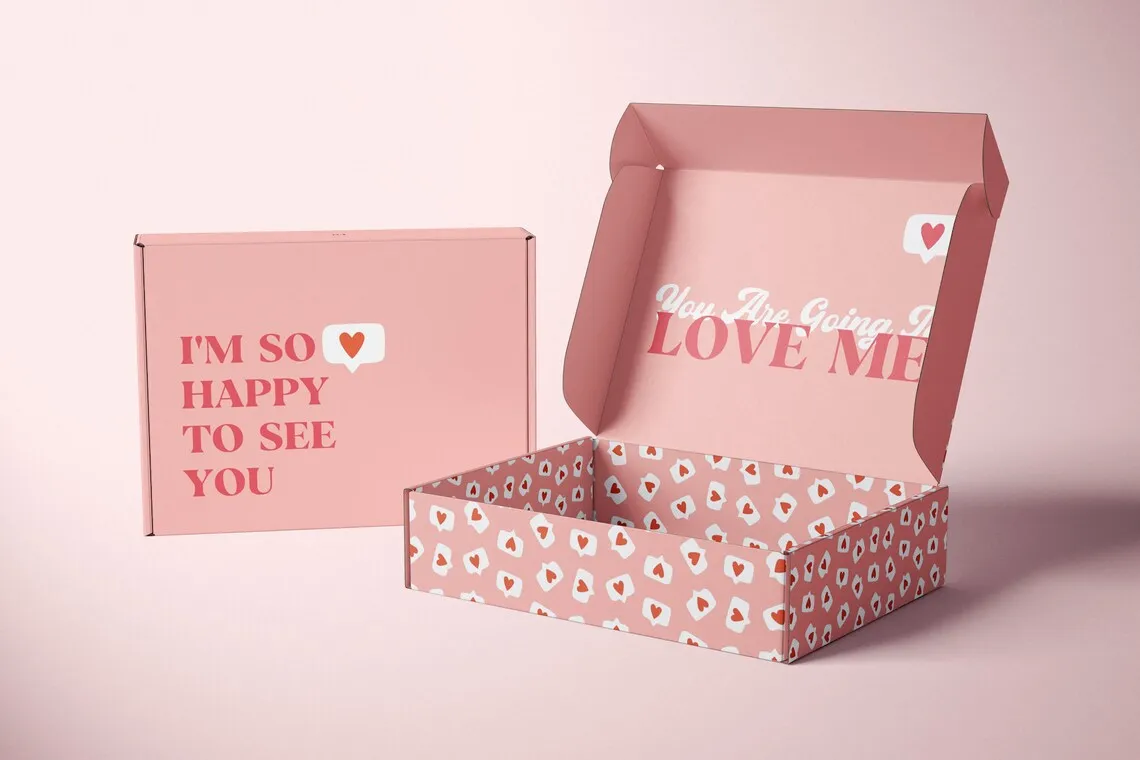 Wholesale Custom Printed Pink Personalized Subscription Mailer Shipping ...