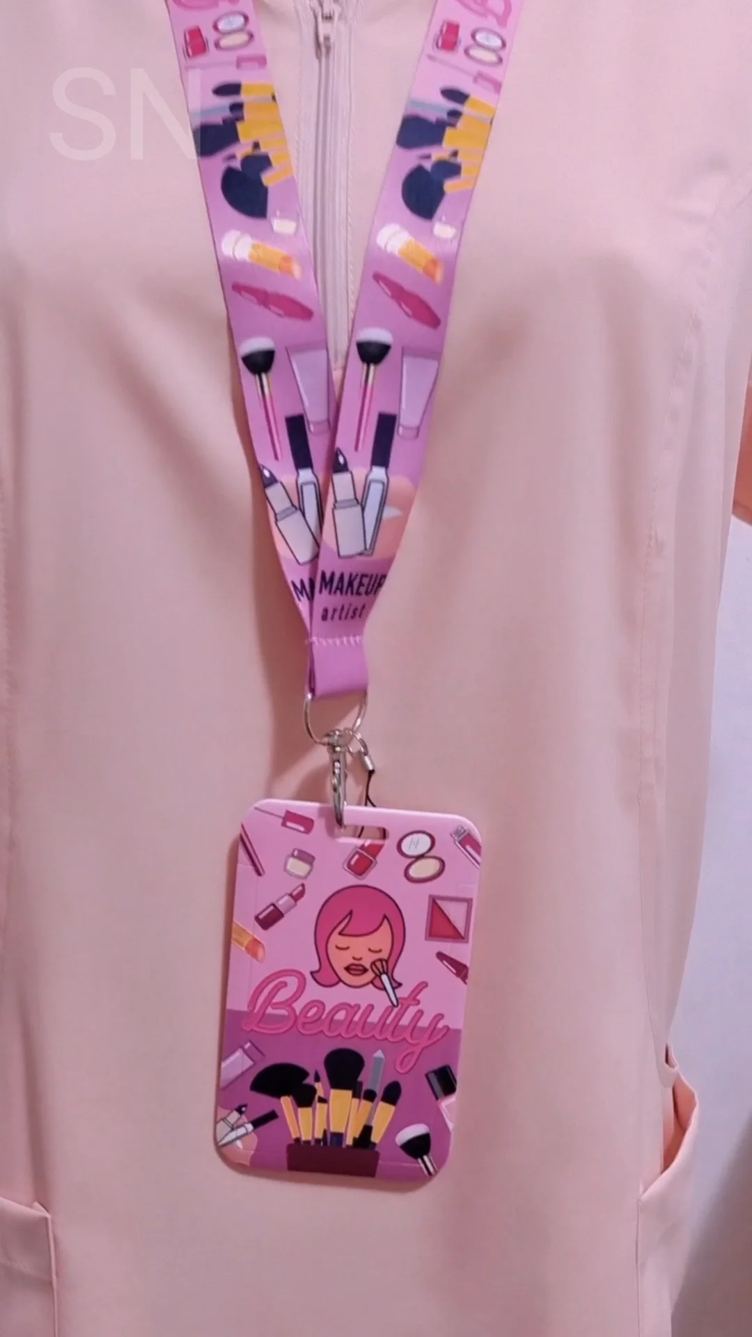 Wholesale Id Card Holder Custom Work Medical Polyester Neck Strap ...