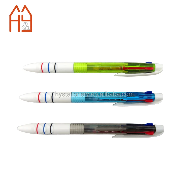 Multi Colored Ball Pens In One 3 Color Ball Point Pen Fine Point Gift ...
