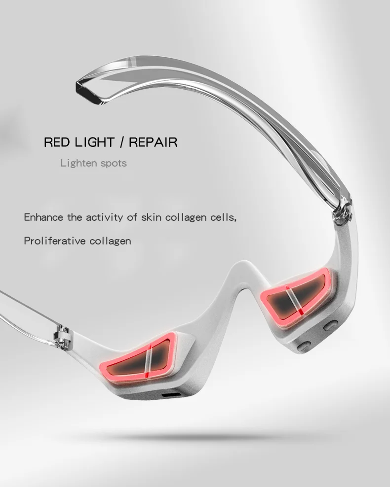 3d Eye Vibration Led Red Light Therapy Device Anti-aging Micro-current ...