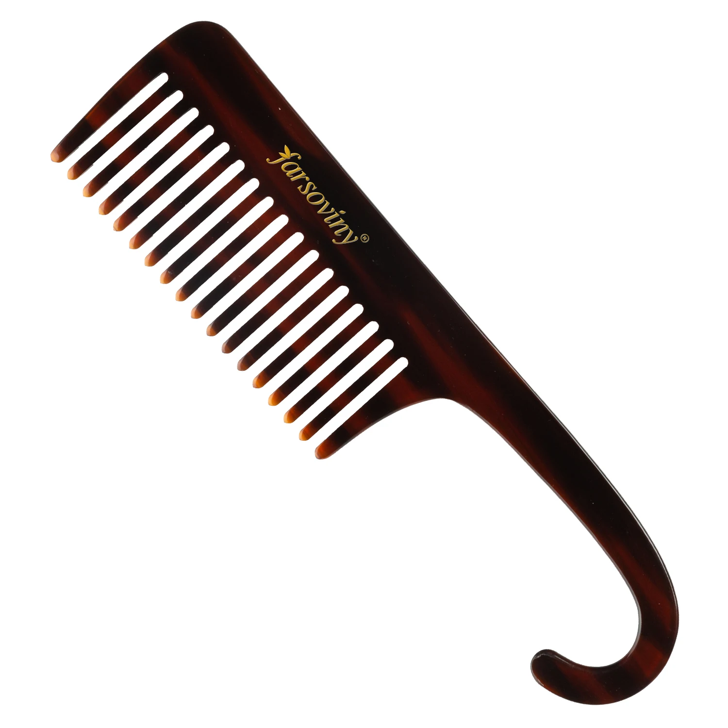 Cellulose Acetate Large Detangling Comb Hand Made Wide Tooth Comb for ...