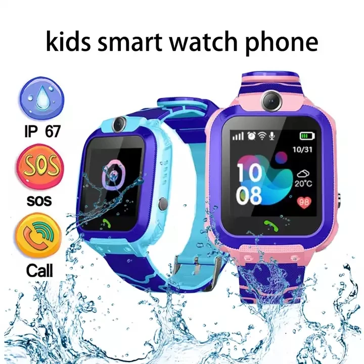 Q12 Waterproof Kids Smart Watch With Gps & Voice Call