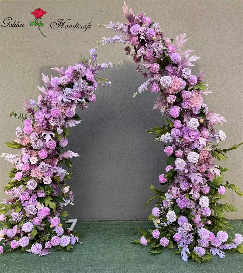 QSLH-S0646 Artificial Wedding Backdrop Floral Arrangement