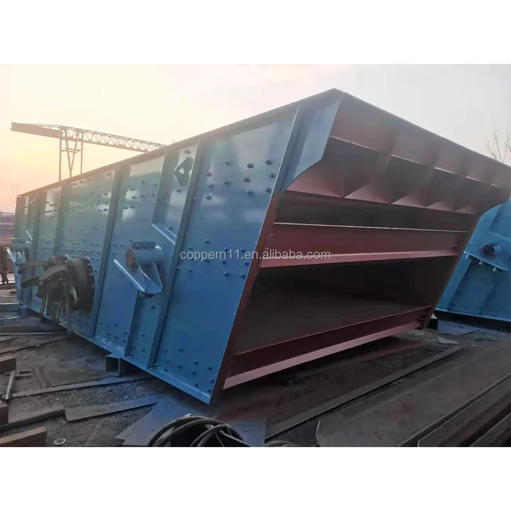 River Sand Screening Production Line Vibrating Screen Mine Sand ...