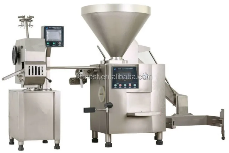 Industrial Automatic Electric Hydraulic Vacuum Chicken Sausage Stuffers ...