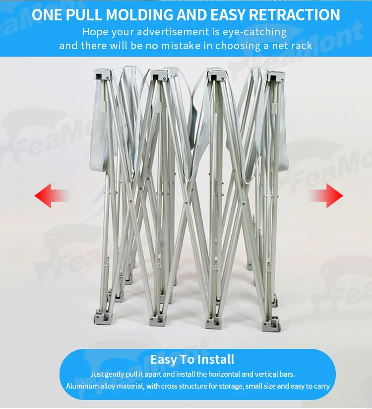 Feamont Custom Portable Aluminum Pop Up Display Stand Advertising ...