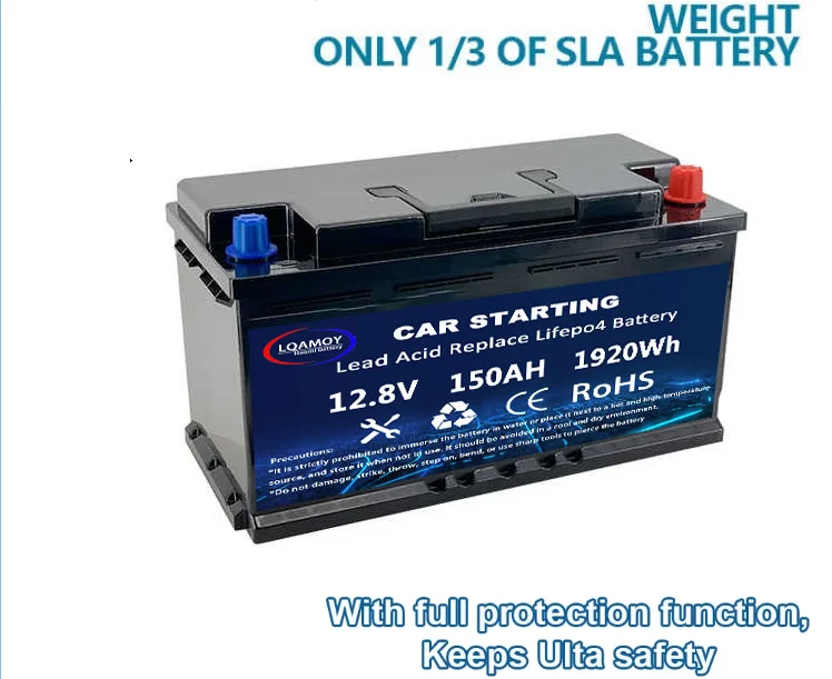 Car starting 12v 150ah Lithium Battery For Car Starting 60038 Cca1400 ...