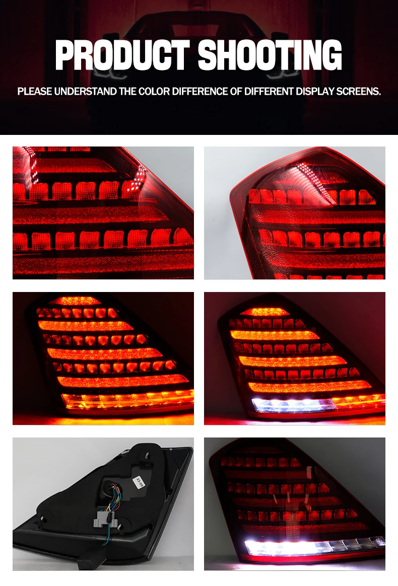 Modified LED Tail Light Streamer Turn Signal Running Light Maybach ...