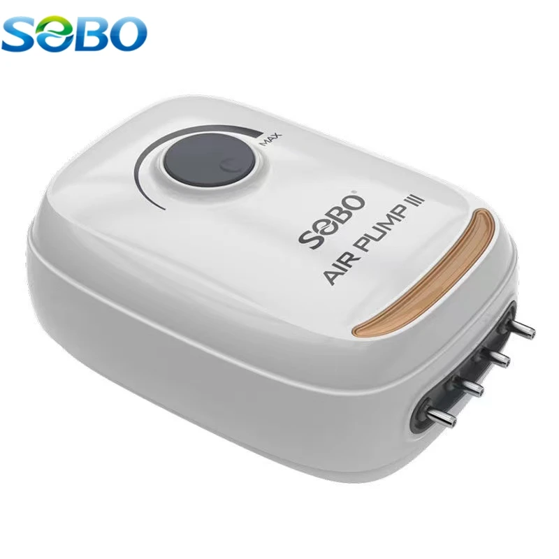 SOBO Aquarium Air Pump - Ultra Silent, 4 Outlets Big Oxygen Pump