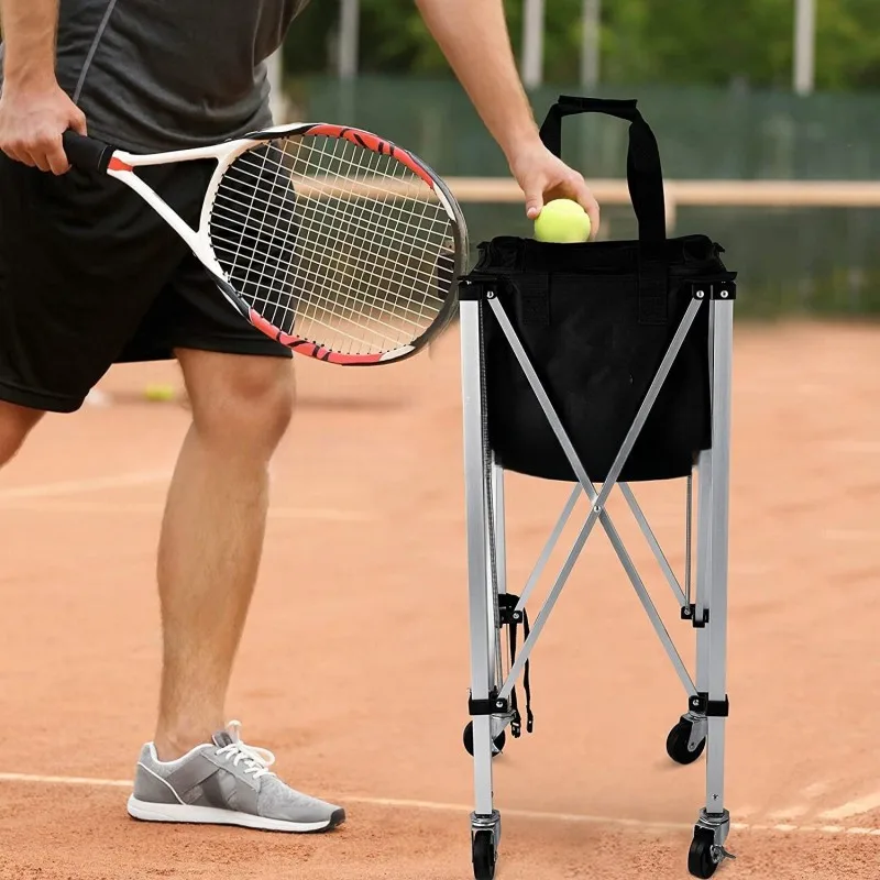 Tennis Ball Hopper,Tennis Ball Cart,Tennis Ball Basket Lightweight ...