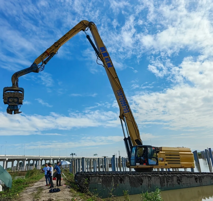 Excavator Mounted Pile Driver Arm - High-Quality & Durable