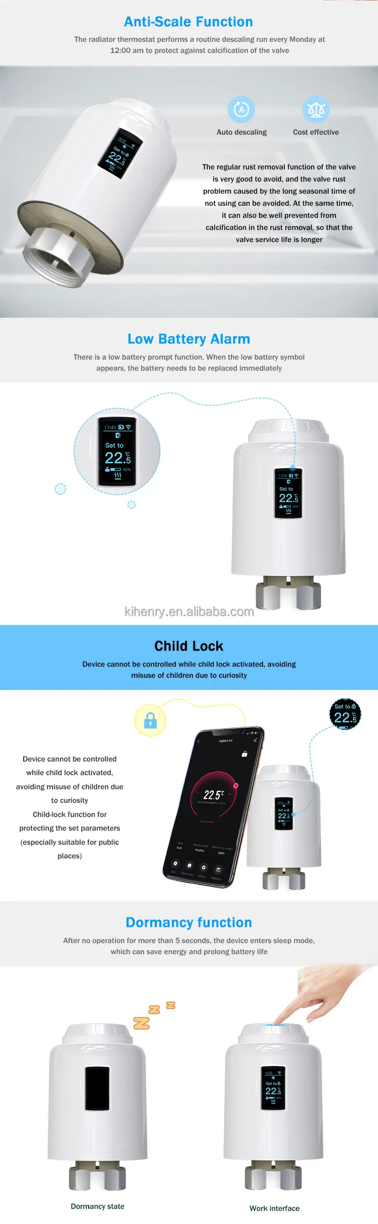 Smart Temperature Control with TRV602 - Anti-Flammable PC