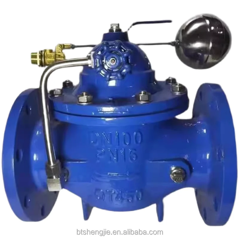 Topsun Water Level Control Valve Ductile Iron 100x Remote Hydraulic ...