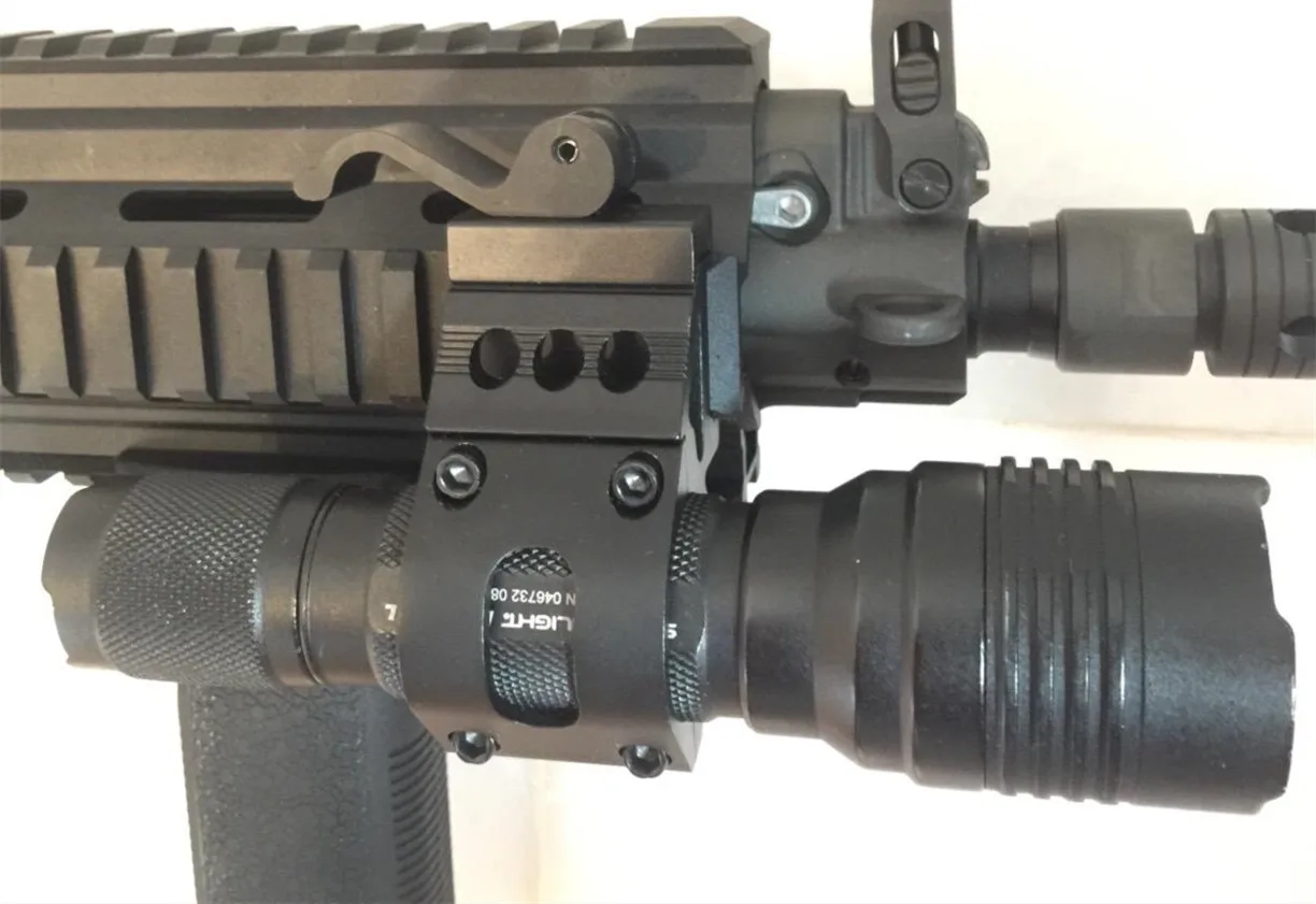 TYPHON Offset Mount - 45 Degree Quick Release Flashlight Mount