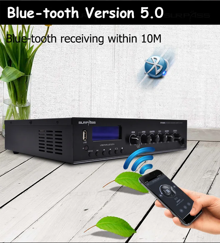 HA280 Mini Stereo Amplifier Public Address System Professional ...