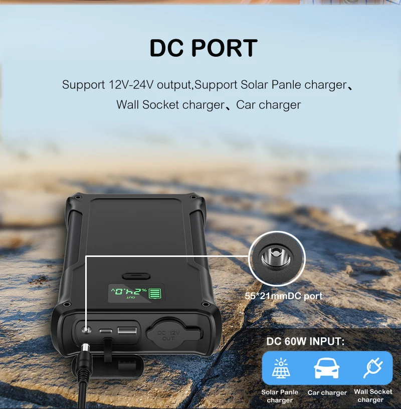 Outdoor 40000mah Power Bank & Power Station Rechargeable Battery Pack ...