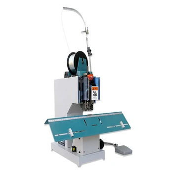 Single Double Head Wire Stitching Binding Machine Cg8702 Desktop Saddle ...