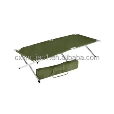 CXXM Tactical Folding Bed Outdoor Lightweight Green Oxford Folding Bed ...