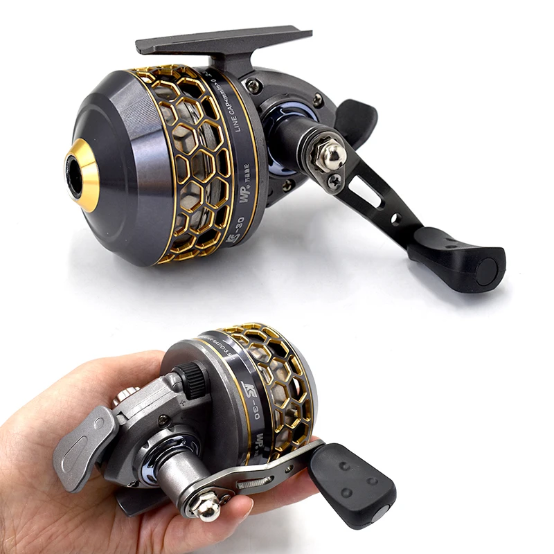 Ks30 All Metal Fishing Reel For Slingshot Set Spinning Reels Right Hand ...