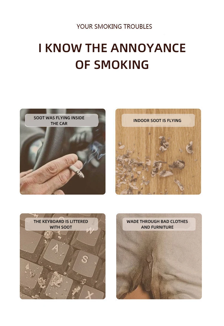 Eco-friendly Portable Ashtrays - Stylish & Convenient