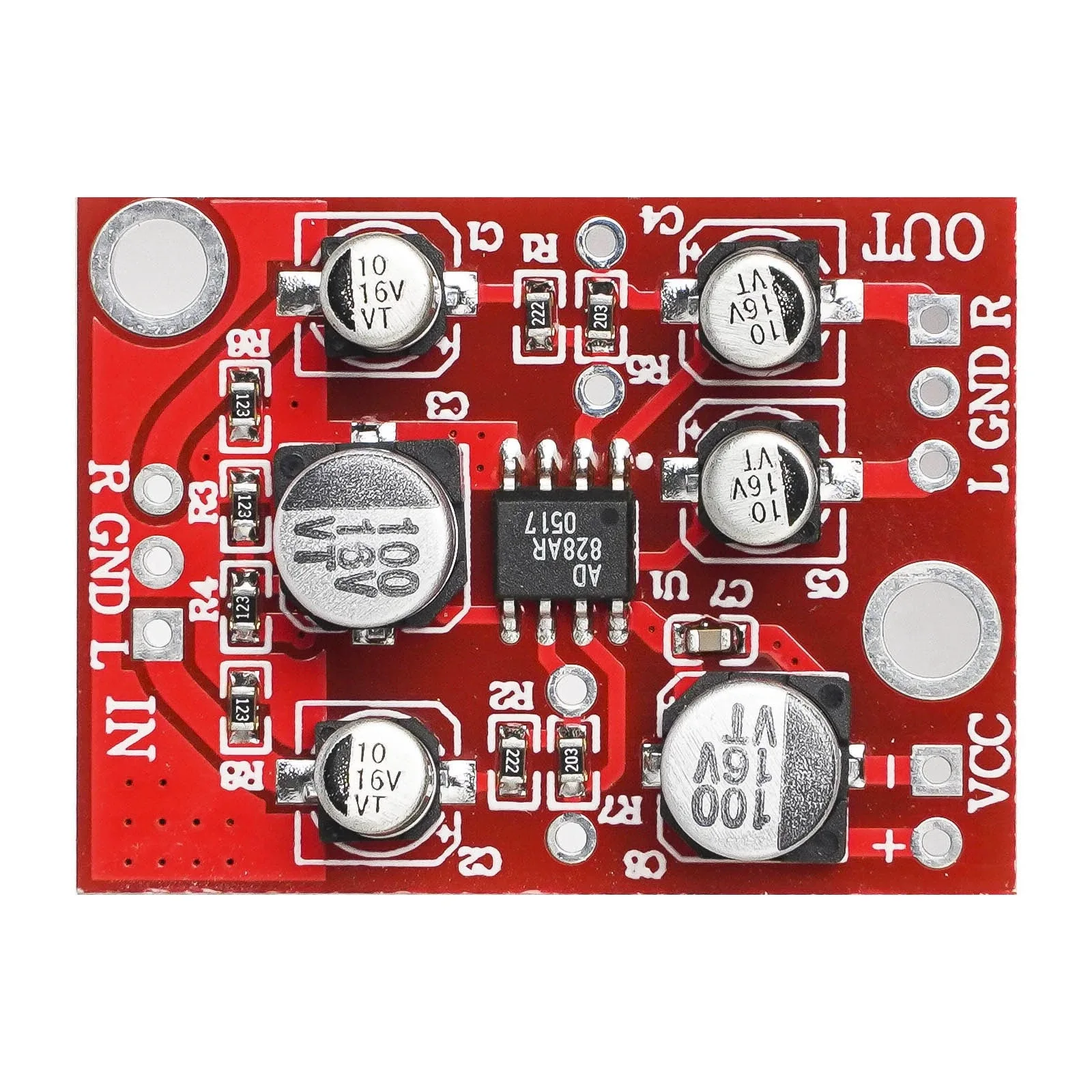 AD828 operational amplifier front-end amplifier board audio amplifier ...