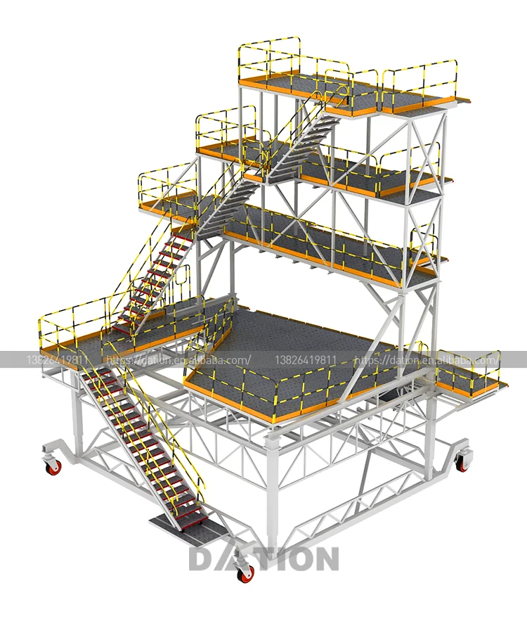 Modern Design Versatile Extendable Aircraft Maintenance Ladder Multi ...