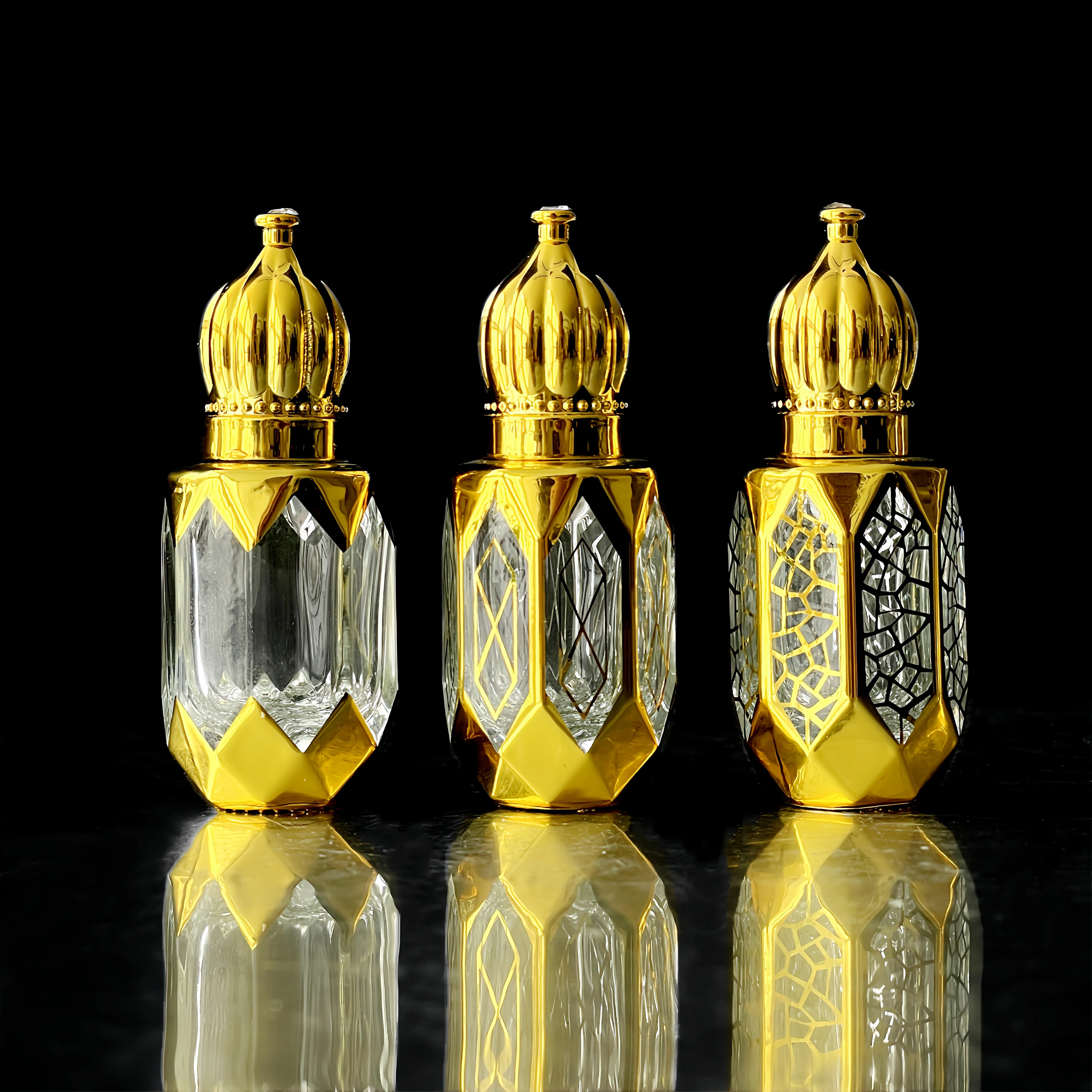6ml Oud Empty Glass Attar Bottle - Perfect for Essential Oil