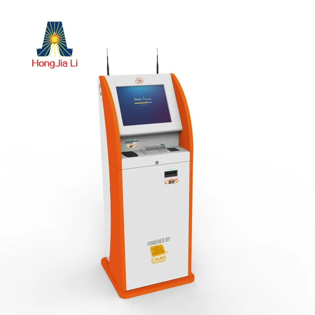 Touch Screen Kiosk With Metal Keyboard And A4 Document Printing Self ...