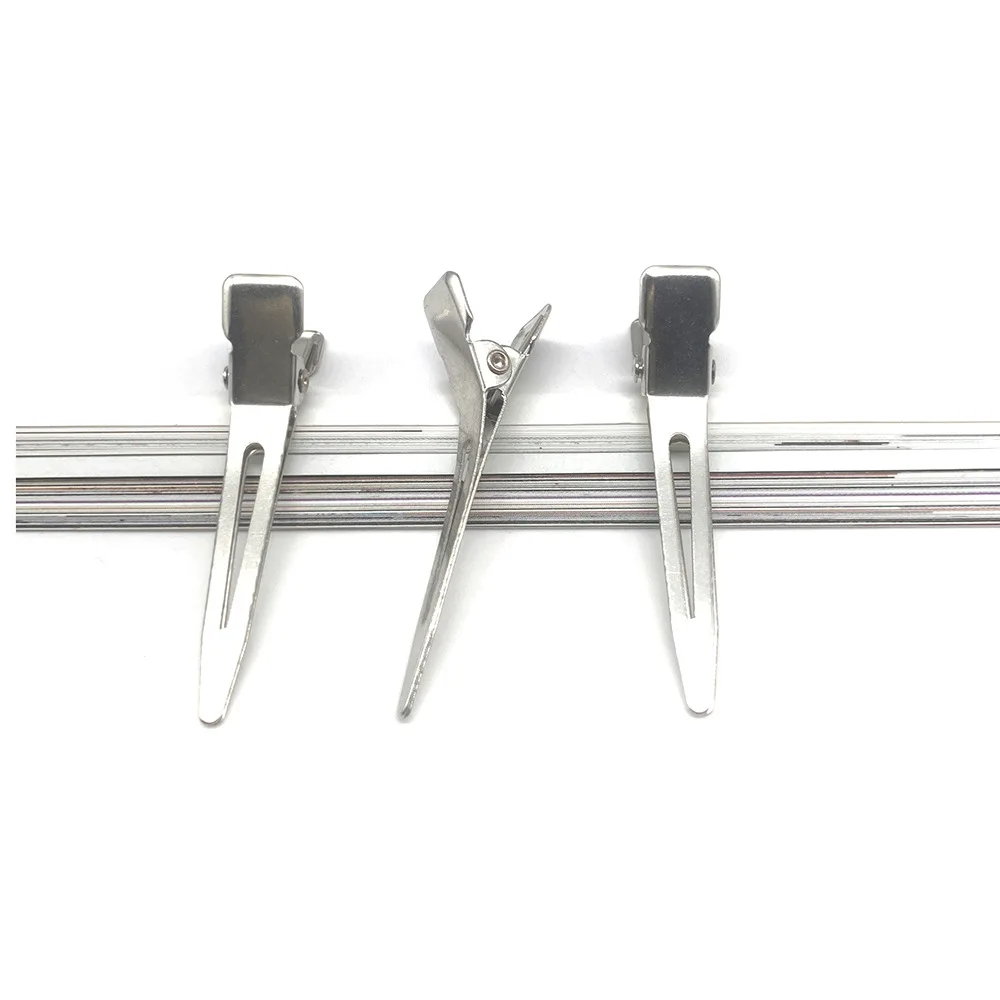 Metal Spring Duckbill Alligator Rectangle Hair Clip For Decoration ...