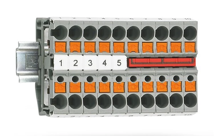 Phoenix 3244263 MSDB 2,5-FE-F - Mini Feed-through Terminal Block ...